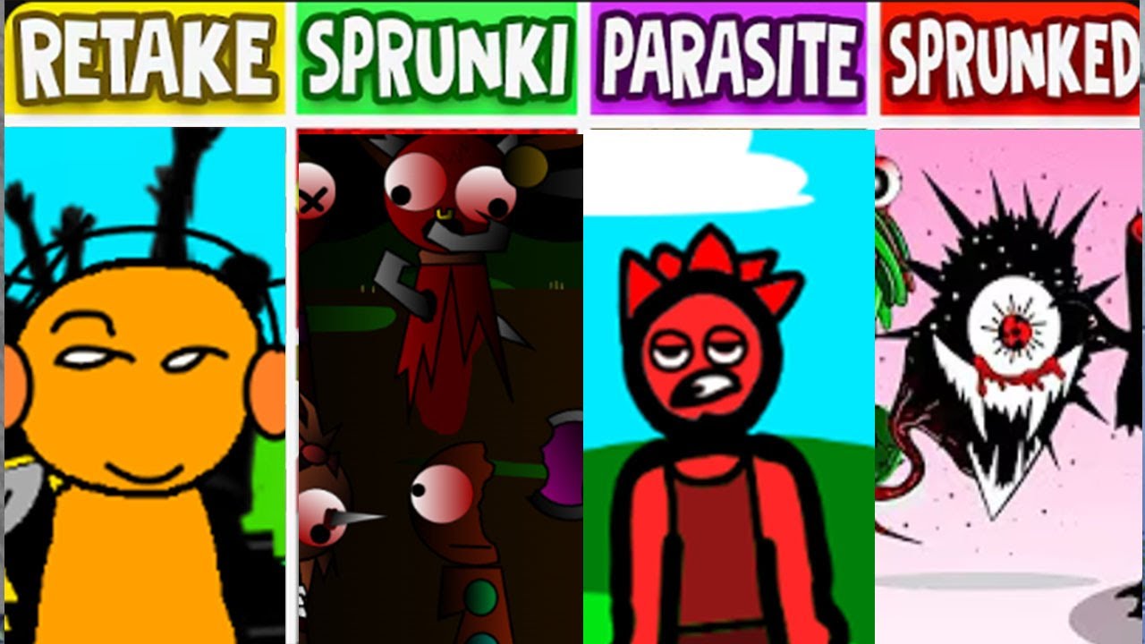 Incredibox Spunki Retake VS But Sprunki VS Parasite VS Sprunked Retake ...