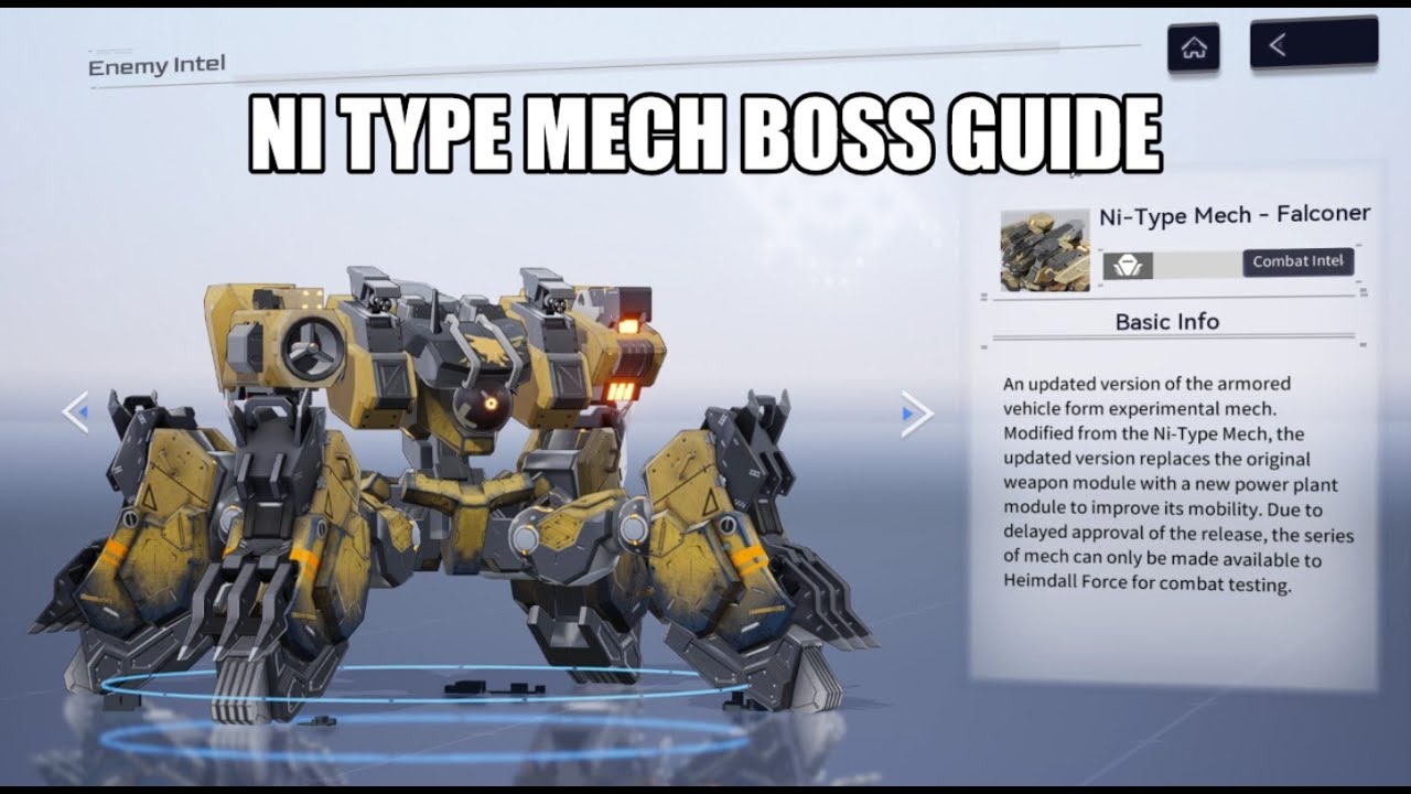 Ni type mech boss guide | Snowbreak containment zone - YouTube