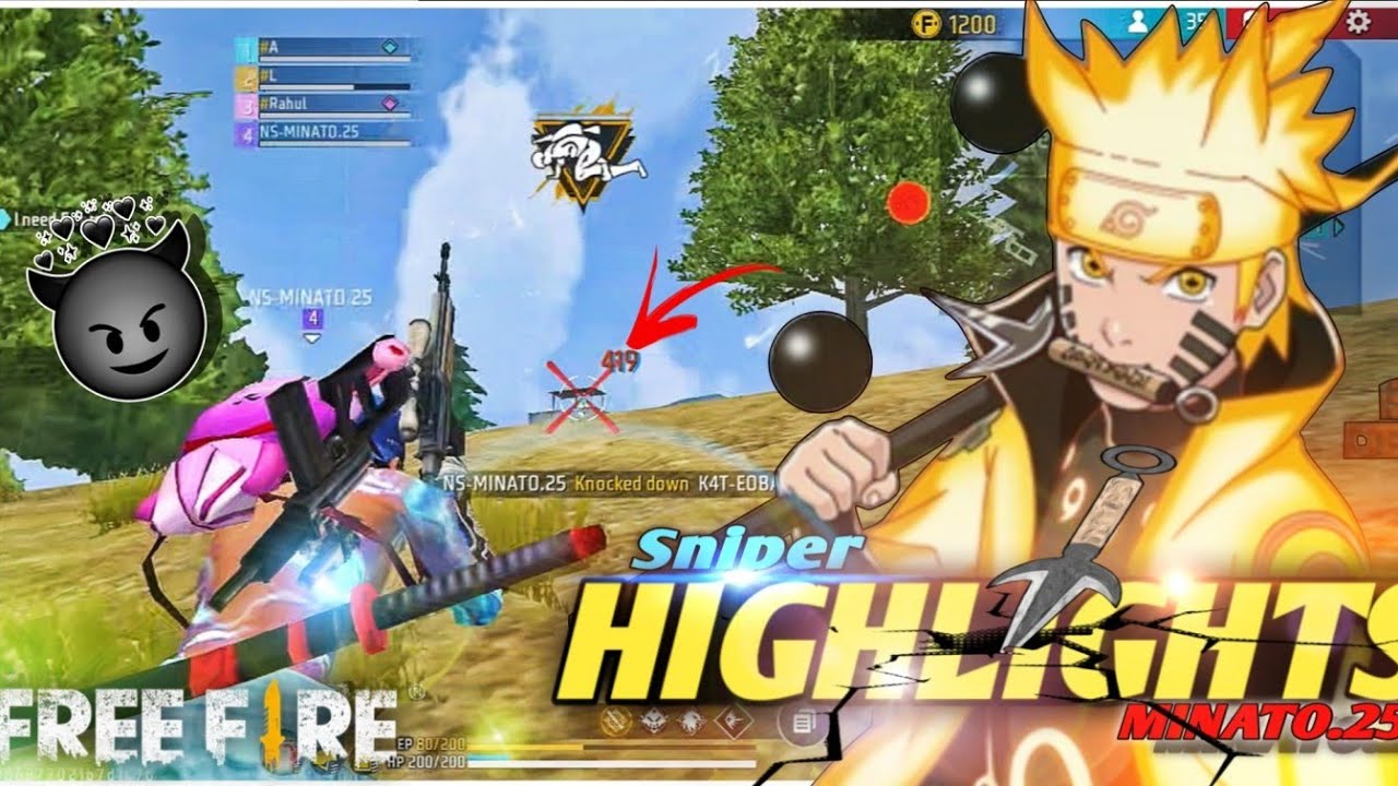 😈🚀Sniper ClutchGod🔥 Tournament Highlights || NS-MINATO.25 || Realme 7📱 ...