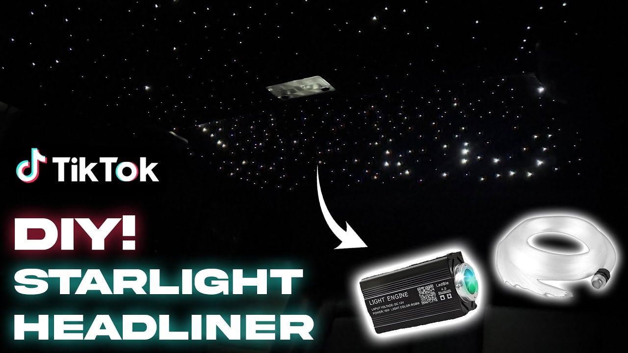 DIY Truck Headliner Transformation | Starlight & Suede Complete Install ...