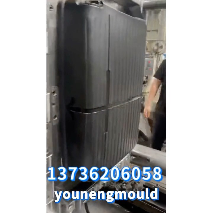 New design plastic suitcase luggage shell mould in surface texture ...