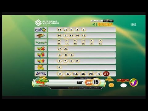 Supreme Ventures Cash Pot Result Today 08:25 PM draw for 07 June 2023 ...