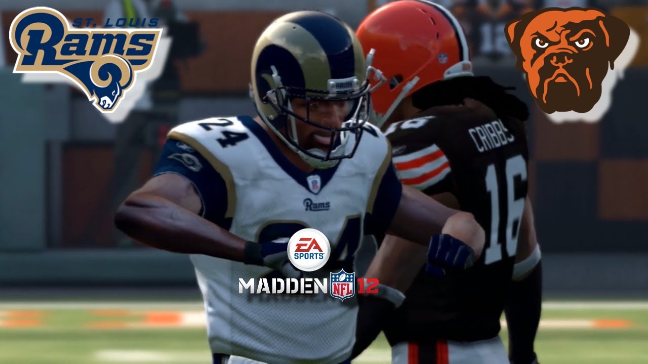 Madden 12 PS3 - St. Louis Rams @ Cleveland Browns - YouTube