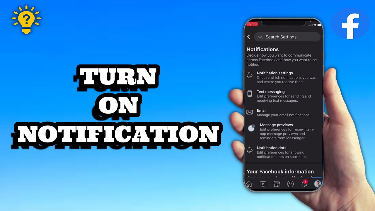 How to Turn On Facebook Notification | Social Tech Insider - YouTube