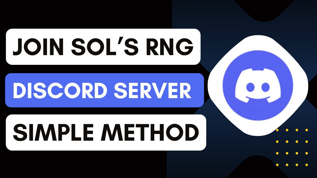 How To Join The Sol's RNG Discord Server - Easy Guide - YouTube