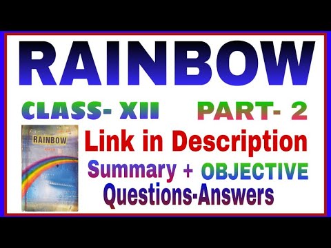 Rainbow part-2 || 12th English 100 Marks Bihar board || Check ...