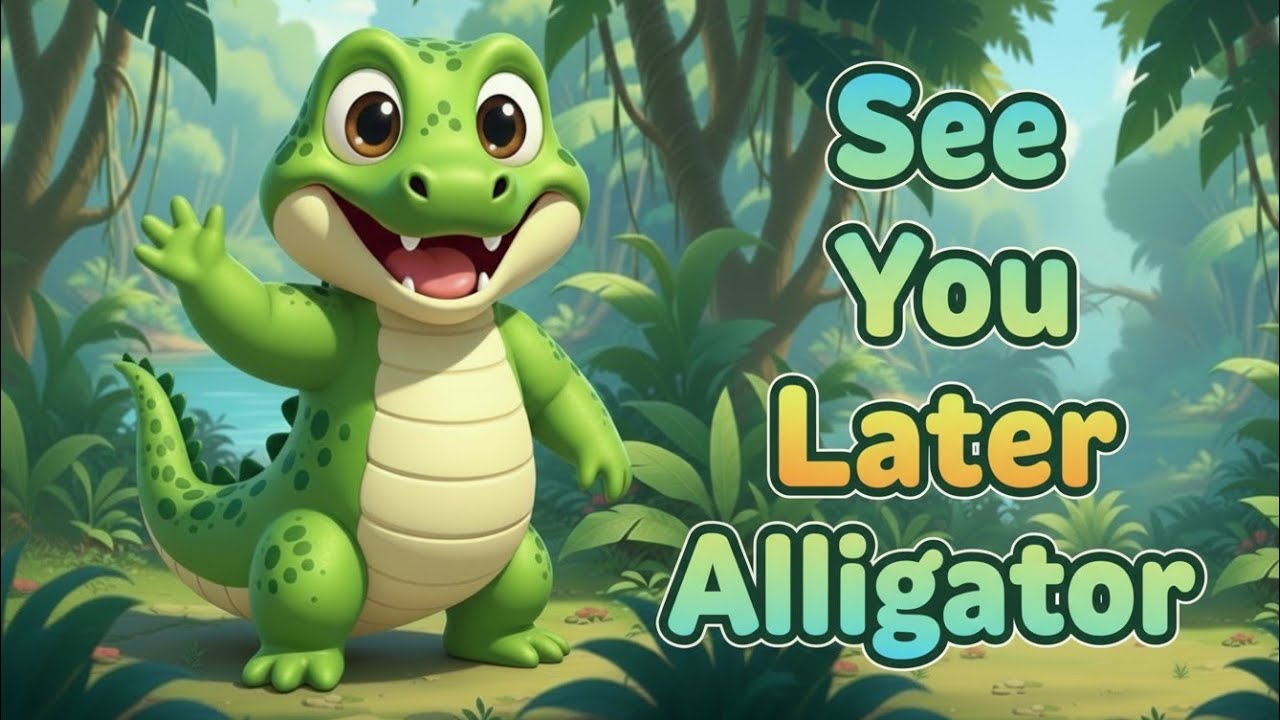 See You Later Alligator 🐊 | Goodbye Song | Animals Song - YouTube