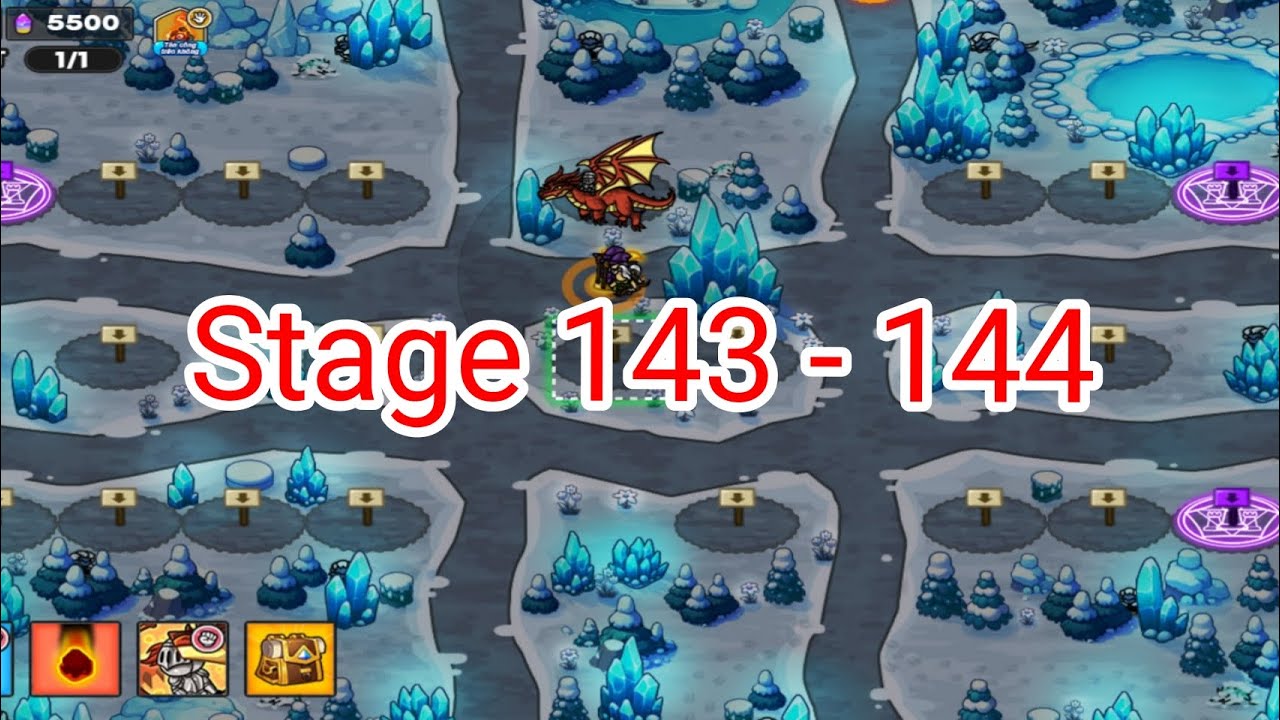 Gold tower defence M tập 58 : Stage 143 - 144 - YouTube