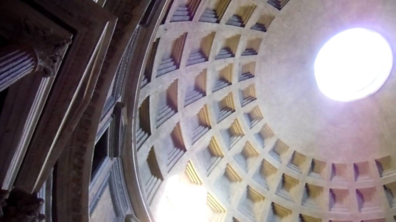 Walking into the Pantheon Rome, Italy - YouTube