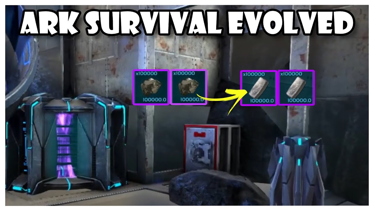 Smelting 200,000 Ingots in Milliseconds - Ark Survival Evolved x1000 ...