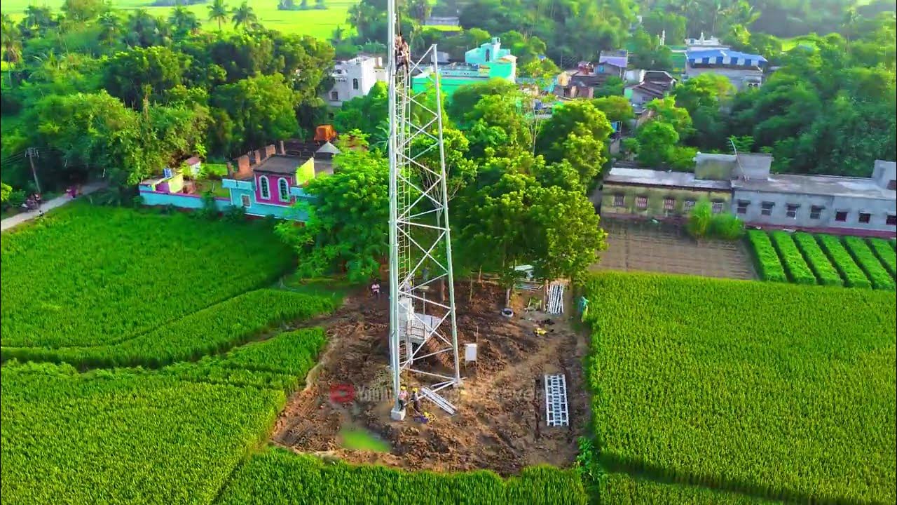 Airtel Tower Installation | এয়ারটেল টাওয়ার ইনস্টলেশন - YouTube