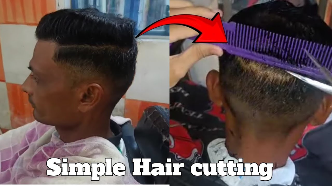 Simpal hair cutting| beard trimming #smilesalon - YouTube