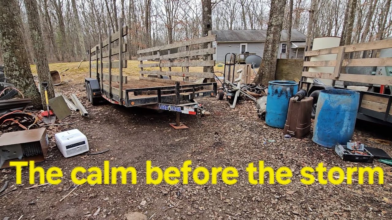 Pre-snow Scraping Adventure - Clearing The Way! - YouTube