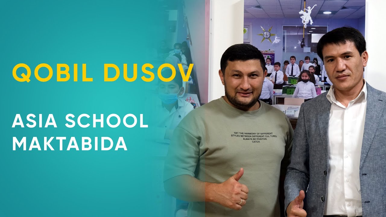 Qobil Dusov maktabimizda mehmon bo'ldi. - YouTube