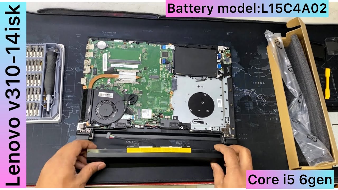 Lenovo v310-14isk battery replacement .how to replace Lenovo V310-14isk ...