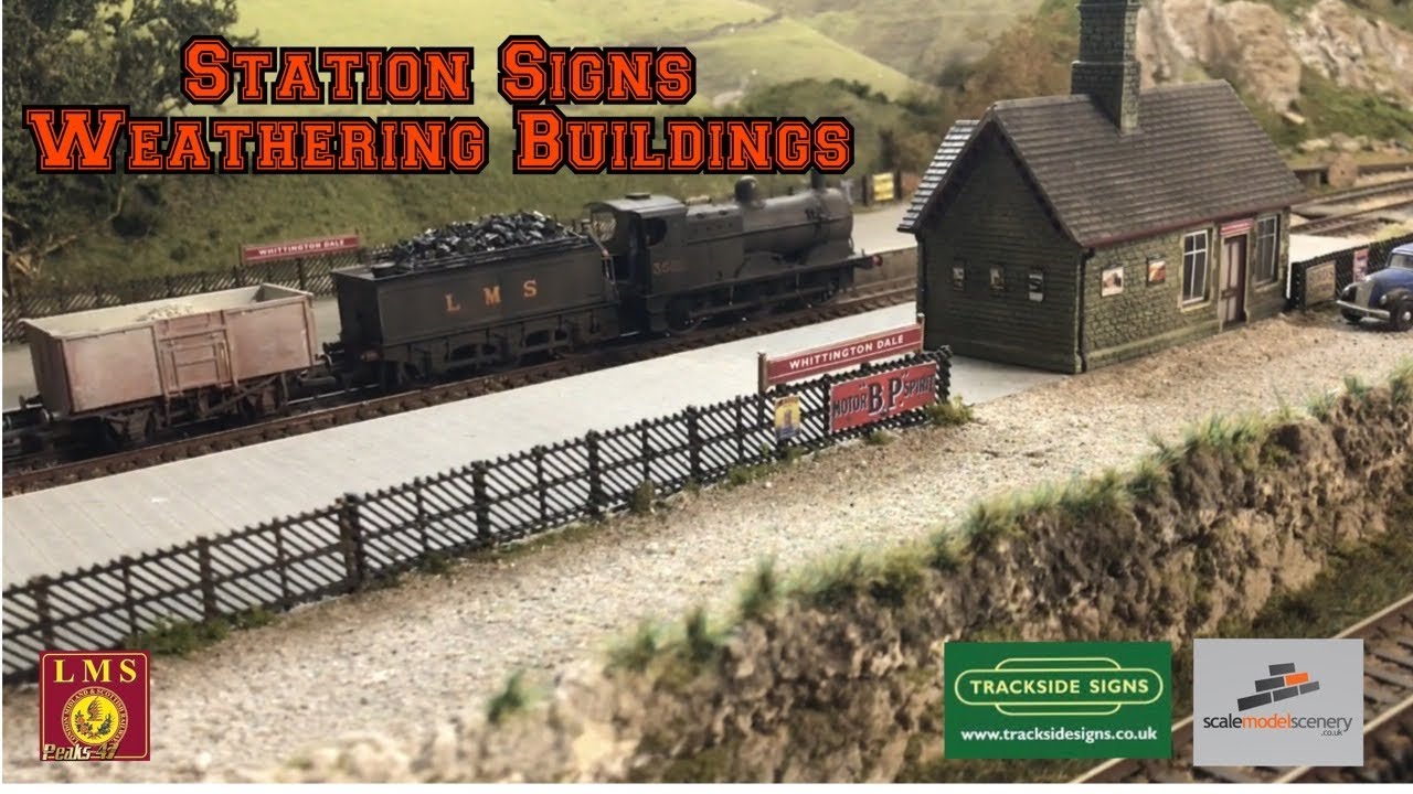 Scale Model Scenery | Trackside Signs | Weathering Station Buildings ...