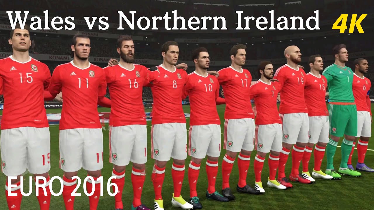 PES 2016 Gameplay [PS5 4K] UEFA EURO 2016 Last 16-Wales vs Northern ...