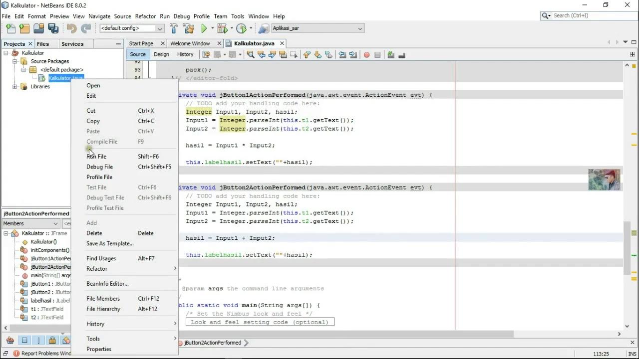 How to Make JAVA Program | Calculator - YouTube