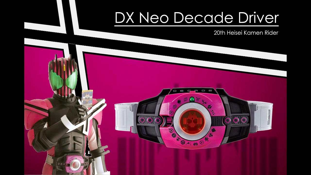 【Neo Decade Driver】20th Anniversary Heisei Kamen Rider - YouTube