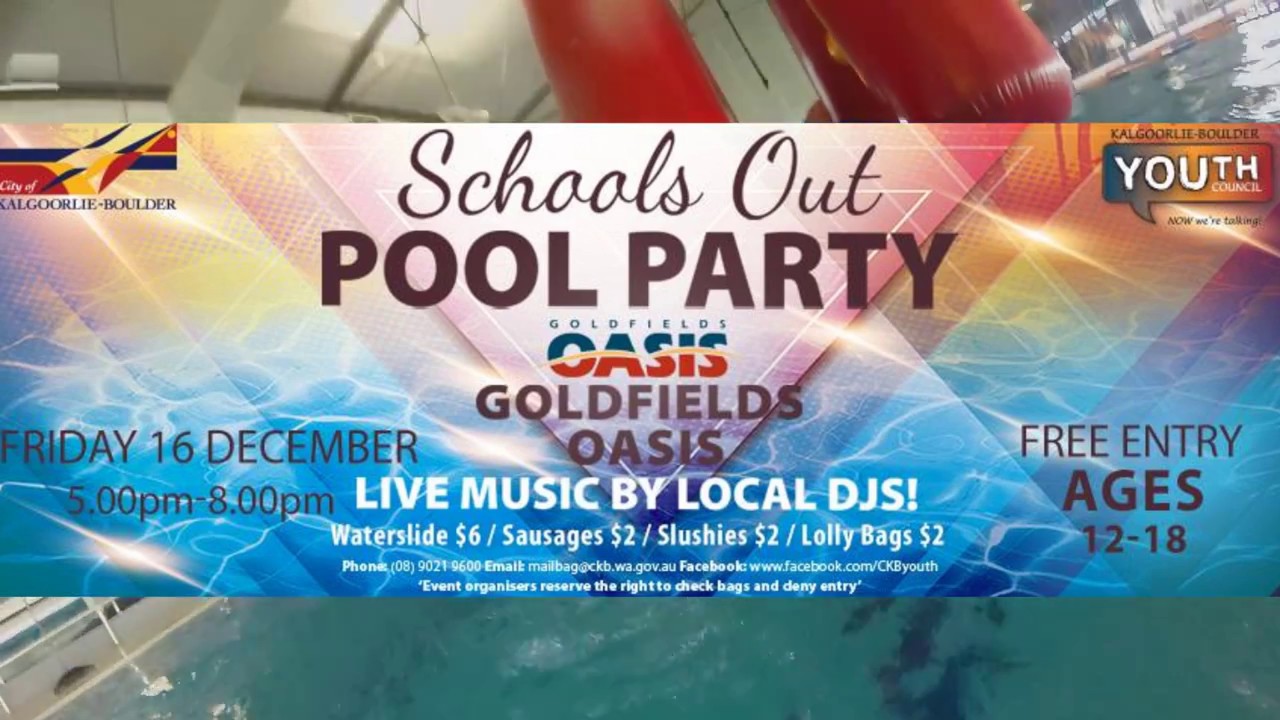 Schools Out Pool Party 2016 - YouTube