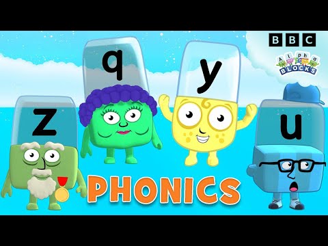 Learn to Read | Phonics for Kids | Letter Sounds - Y, Z, Q, U