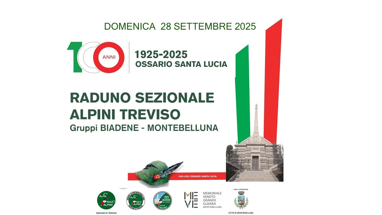 Raduno Sezionale Alpini Treviso - Biadene Montebelluna - 28 set 2025 ...