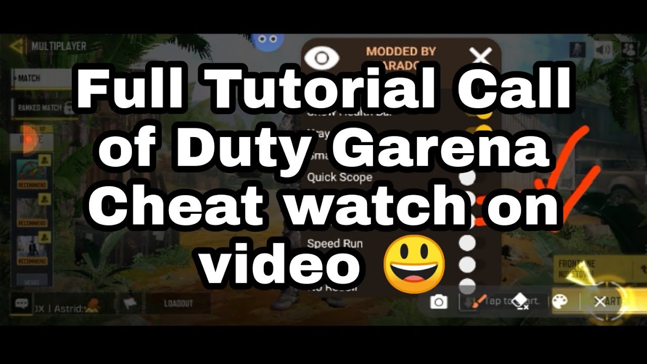 Full Tutorial Call of Duty Garena Cheat watch on video 😃 - YouTube