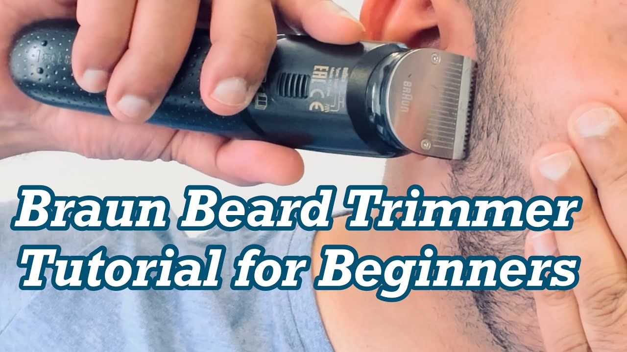 Braun beard trimmer 7 tutorial & review @braun #mensgrooming #trimmerreview - YouTube