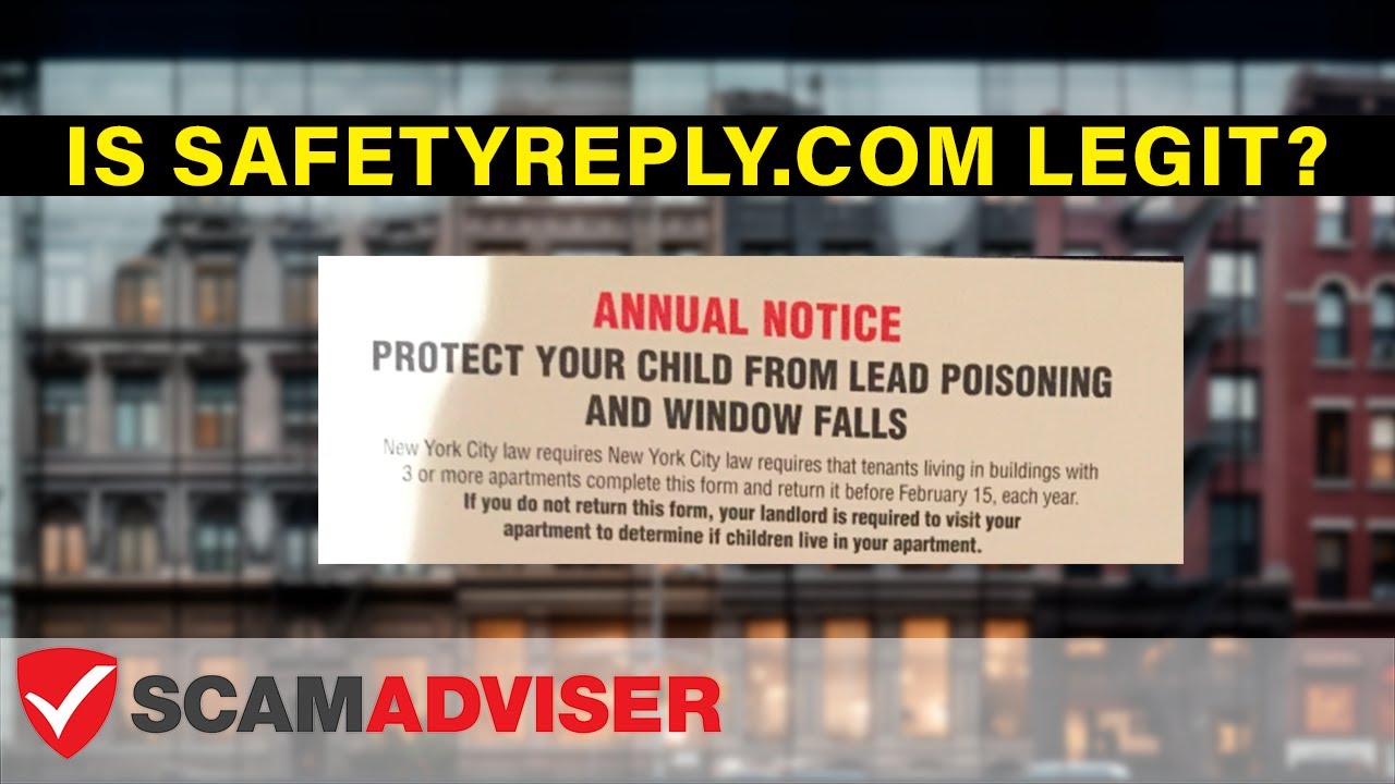 Is NYC Annual Notice From Safetyreply.com About Window Falls And Lead ...