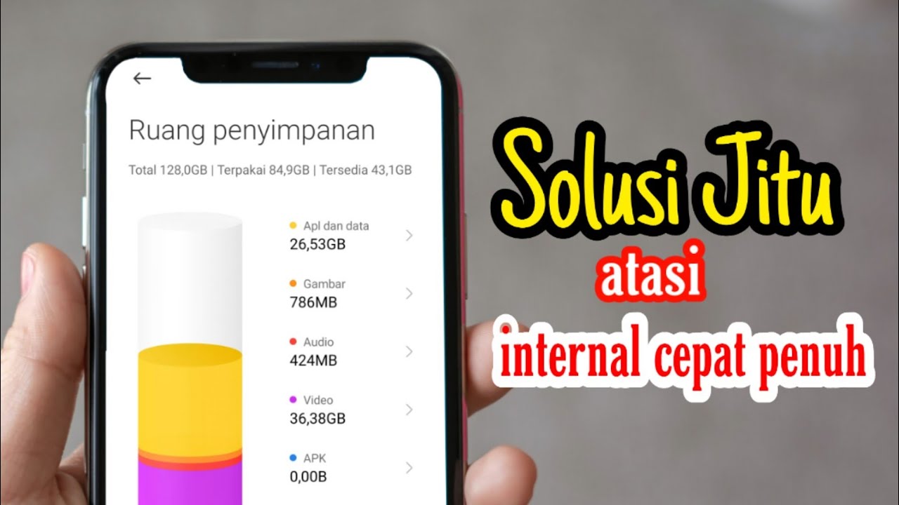 Cara mengatasi penyimpanan internal yang cepat penuh atau cepat habis ...