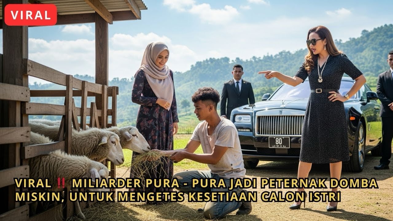 Miliarder pura - pura jadi peternak domba miskin, untuk mengetes ...