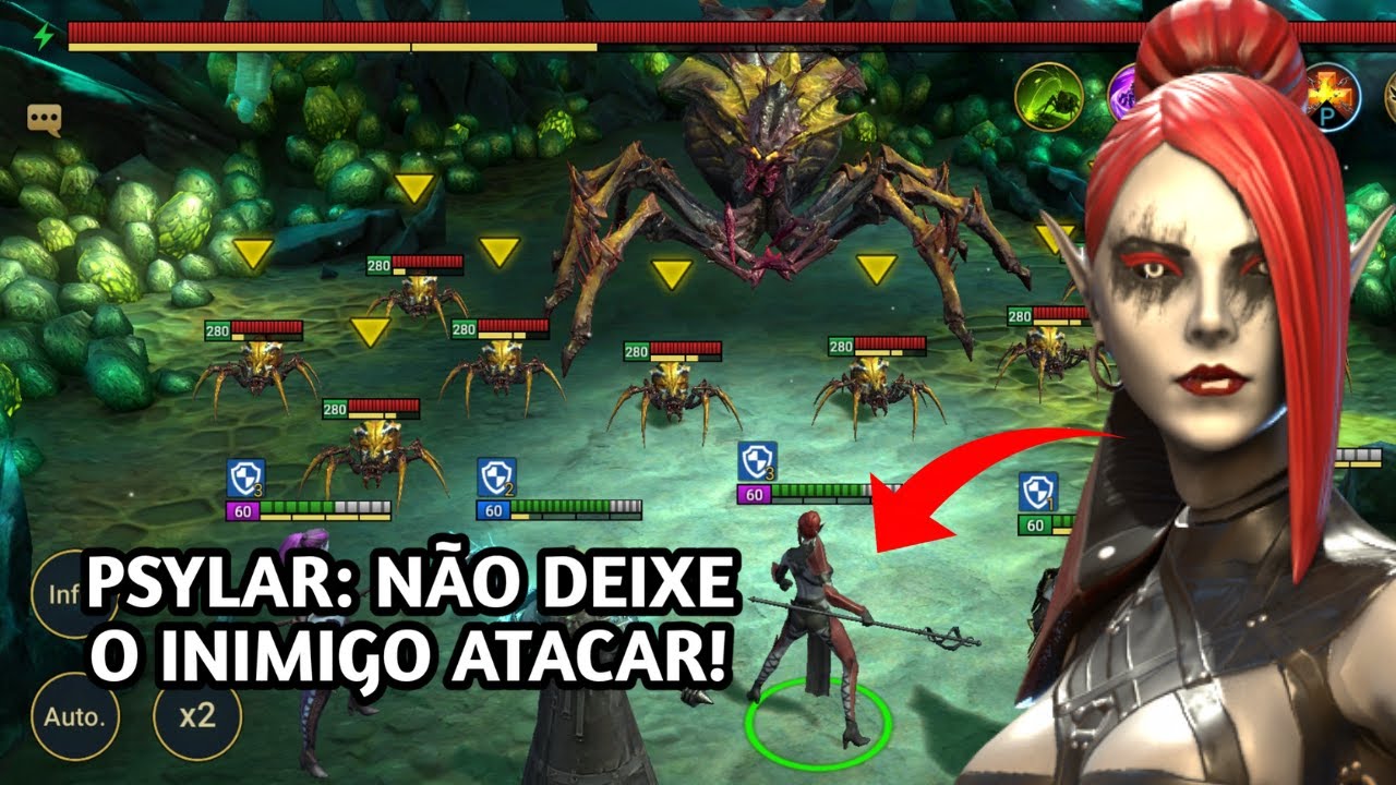 PSYLAR: NÃO DEIXE O INIMIGO ATACAR! | RAID: Shadow Legends - YouTube