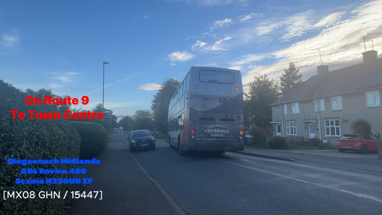 Stagecoach Midlands ADL Enviro 400 Scania N230UD ZF [MX08 GHN / 15447 ...