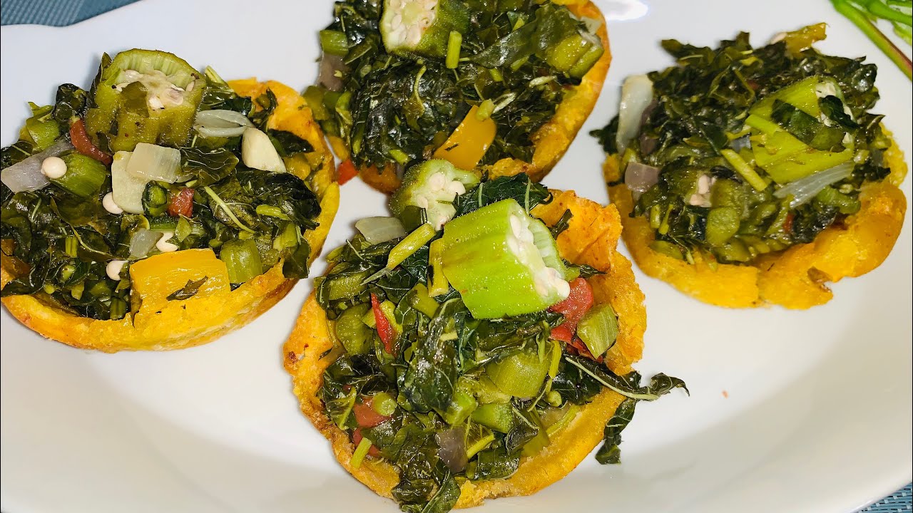 HOW TO MAKE THE BEST AMARANTH #CALLALOO PLANTAIN BOWL IN FERGIE’S 🇯🇲 ...