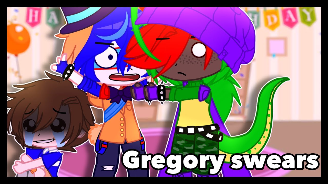 Gregory swears i front of Glamrock Freddy - YouTube
