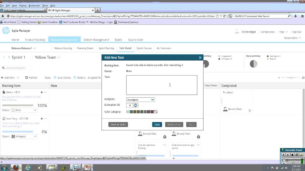 HP Agile Manager Introduction Series - Sprint Planning - YouTube