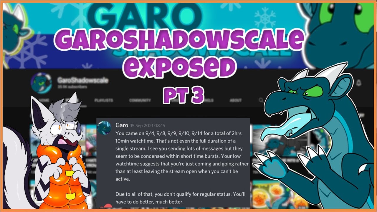 Garoshadowscale exposed part 3, Garoshadowscale is running a furry cult ...