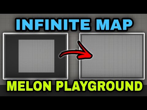 How to get INFINITE MAP in Melon Playground 😃 - YouTube