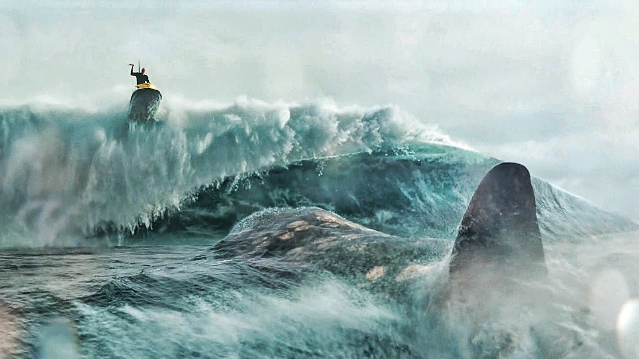 Shark VS Jonas - Meg 2: The Trench movie clip (2023) - YouTube