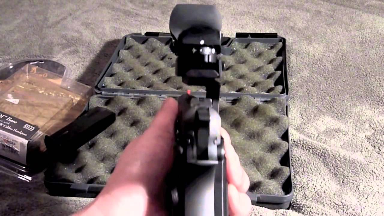 Leupold scope mount for Browning High Power pistol - YouTube