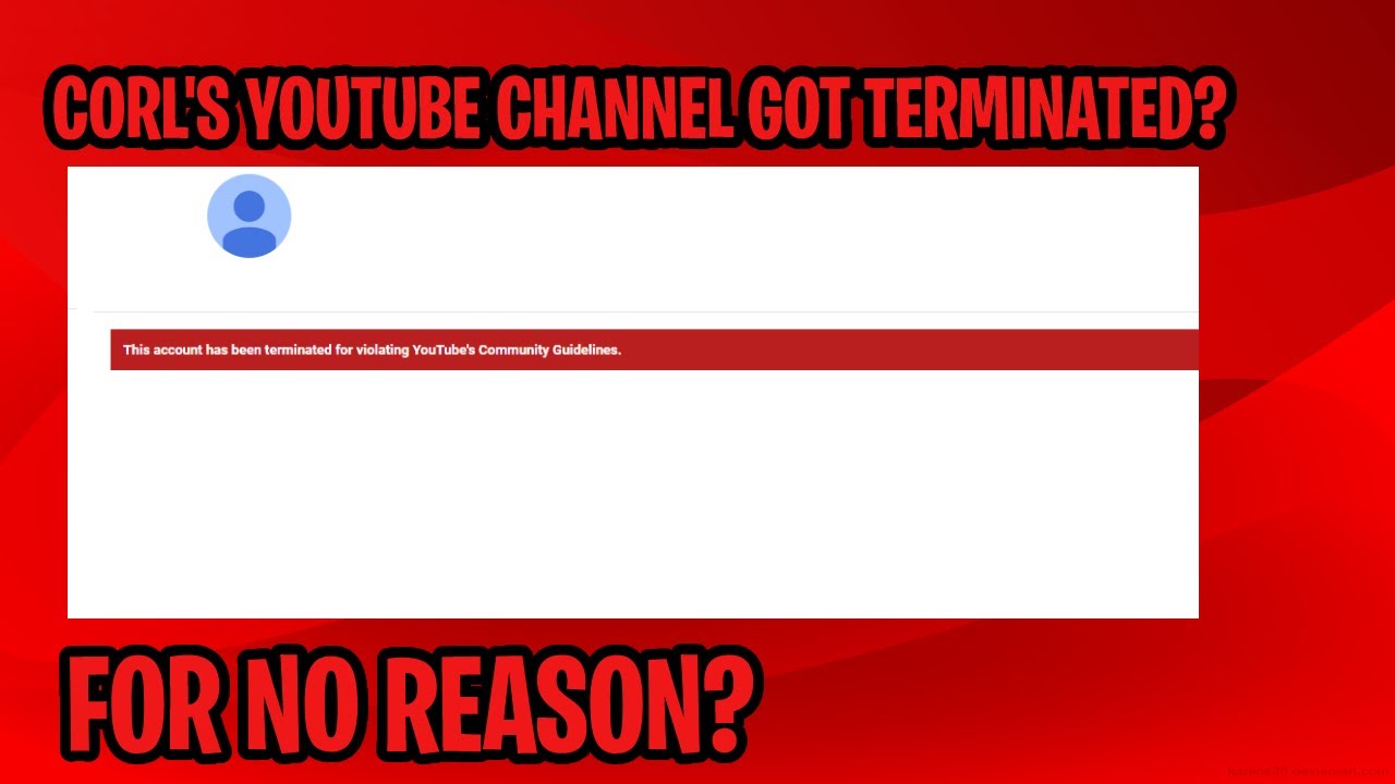 Corl's YouTube Channel has been terminated on May 18, 2023... #Roblox # ...