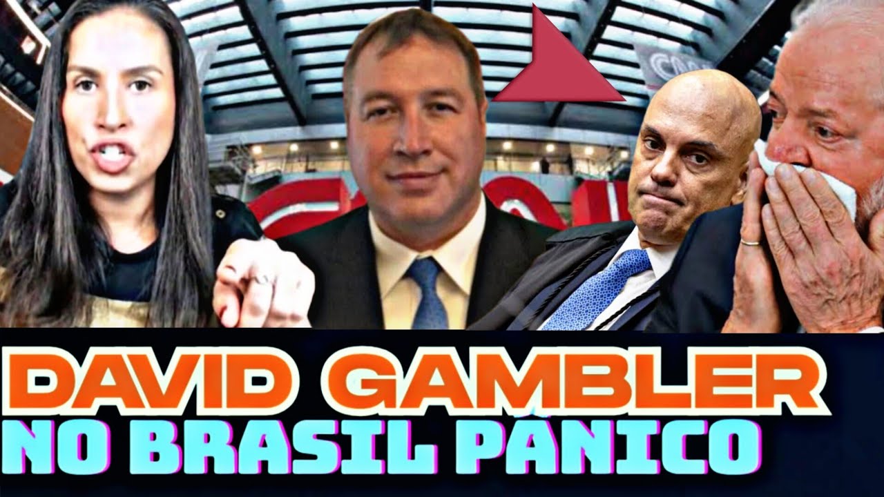 NÃO É SÓ O DE MORAES QUE ESTÁ NA RETA DAVID GAMBLE JR NO BRASIL - YouTube