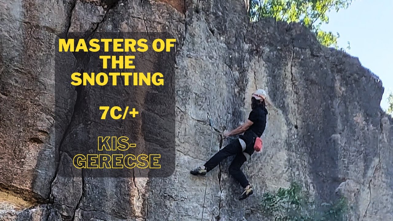 Climbing in Hungary: Masters of the snotting 7c/+, Kis-Gerecse - YouTube