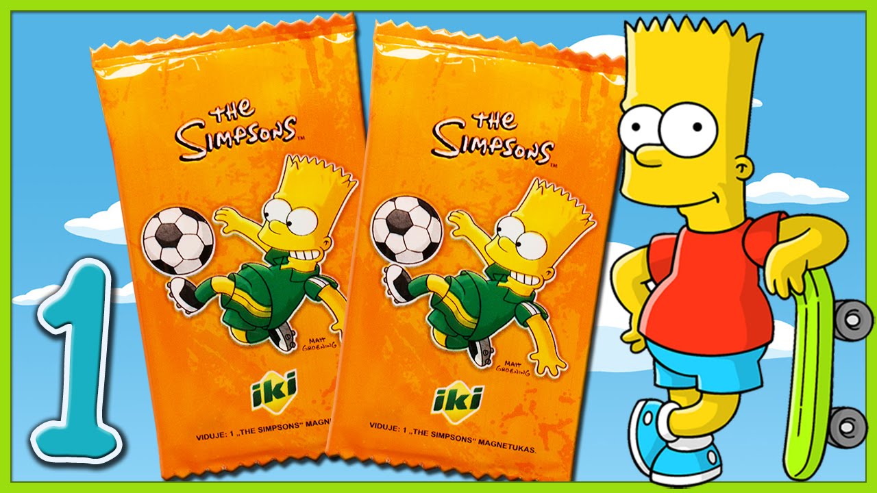 SIMPSONŲ magnetukai iš IKI (#4 serija) (Simpsonai lietuviškai) | Vaiku ...