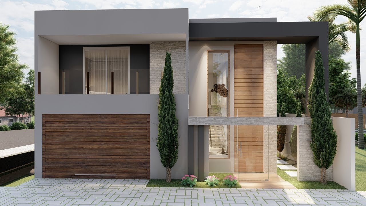 PLANTA 153 - CASA MODERNA SOBRADO COM 250 METROS ² !! TERRENO 12x25 ...