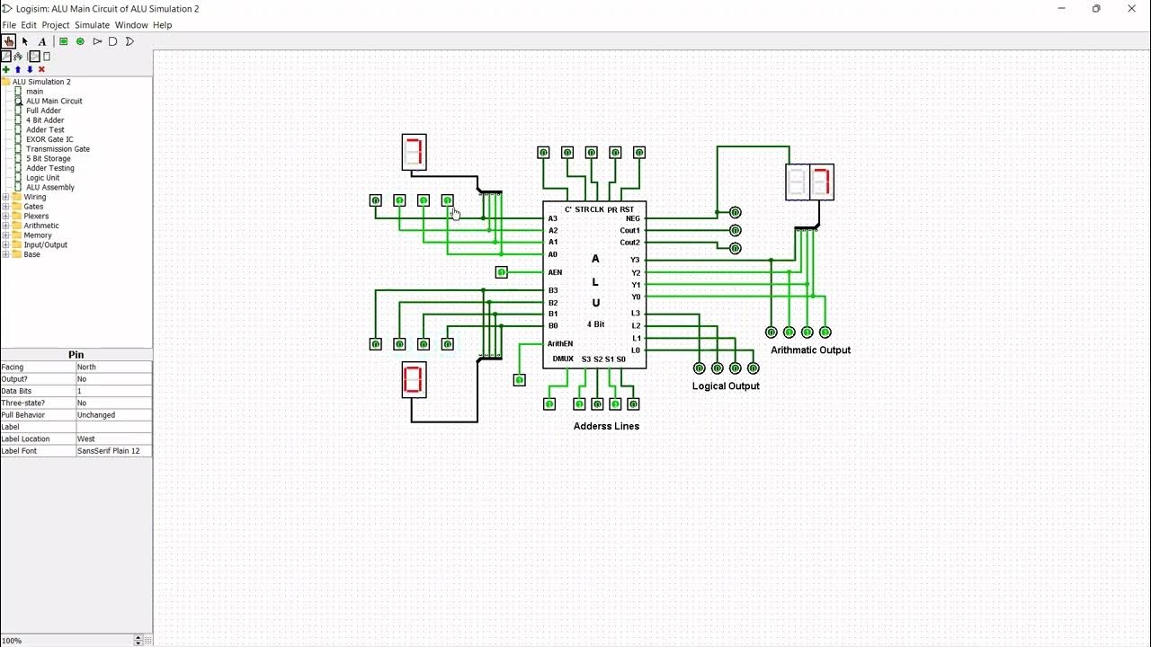 Part 9.2: Logic Functions Verification | Building 4 Bit ALU From Basic ...