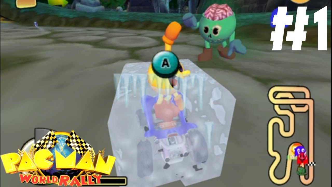 [Let's Play] PAC-ZOMBIES?! - Episode 1 - Pac-Man World Rally - YouTube