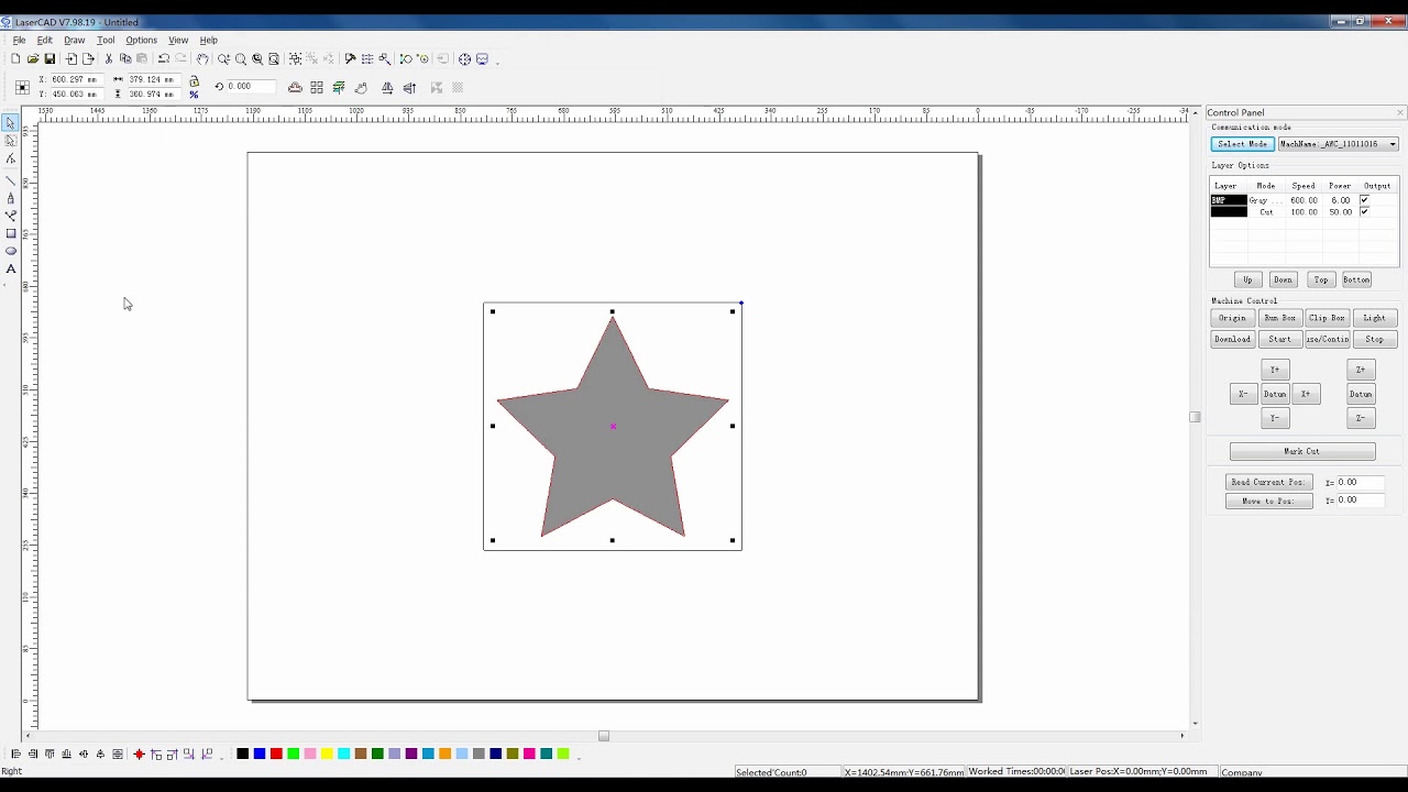 LaserCAD 24 How to Create Image Outline - YouTube