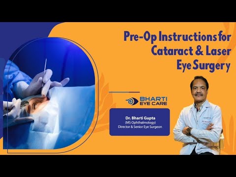 Cataract and Laser 👁 Eye Surgery: Pre-Op Instructions and Tips- By Dr ...