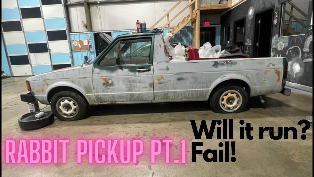 $600 VW rabbit pickup REVIVAL Part 1!!! More parts for the Cabrio ...